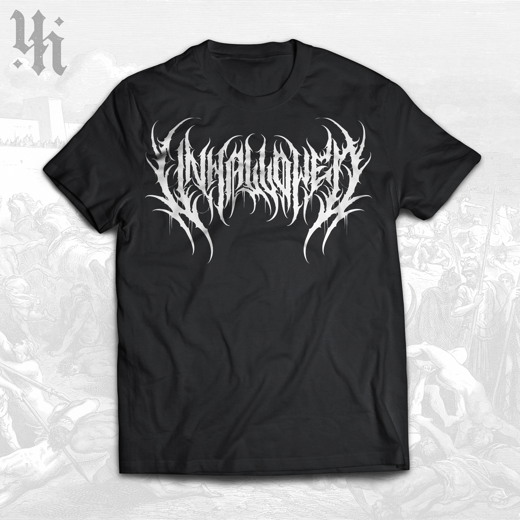 Unhallowed Metal Logo Unisex T-Shirt - Black – Unhallowed Gallery